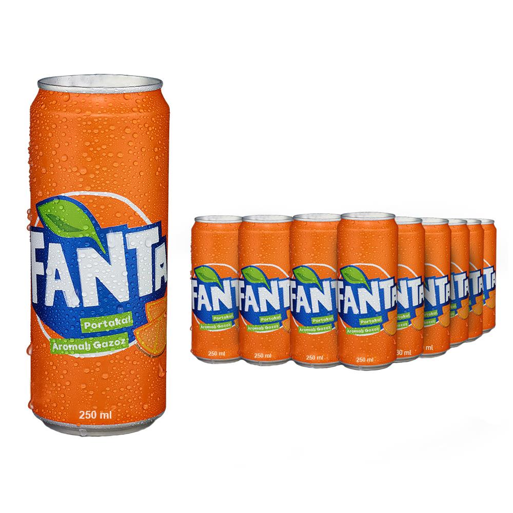 Fanta Slim 250 ml x 24 Adet